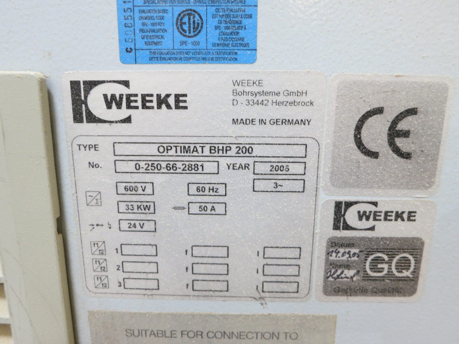 Used Weeke Optimat BHP 200 Nesting CNC Router – Coast Machinery Group Used Weeke Optimat BHP 200 Nesting CNC Router – Coast Machinery Group
